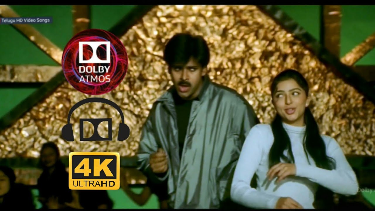 Ammaye Sannaga Full Video Song 4K 5.1 Dolby Atmos Audio/Kushi/Pavan ...