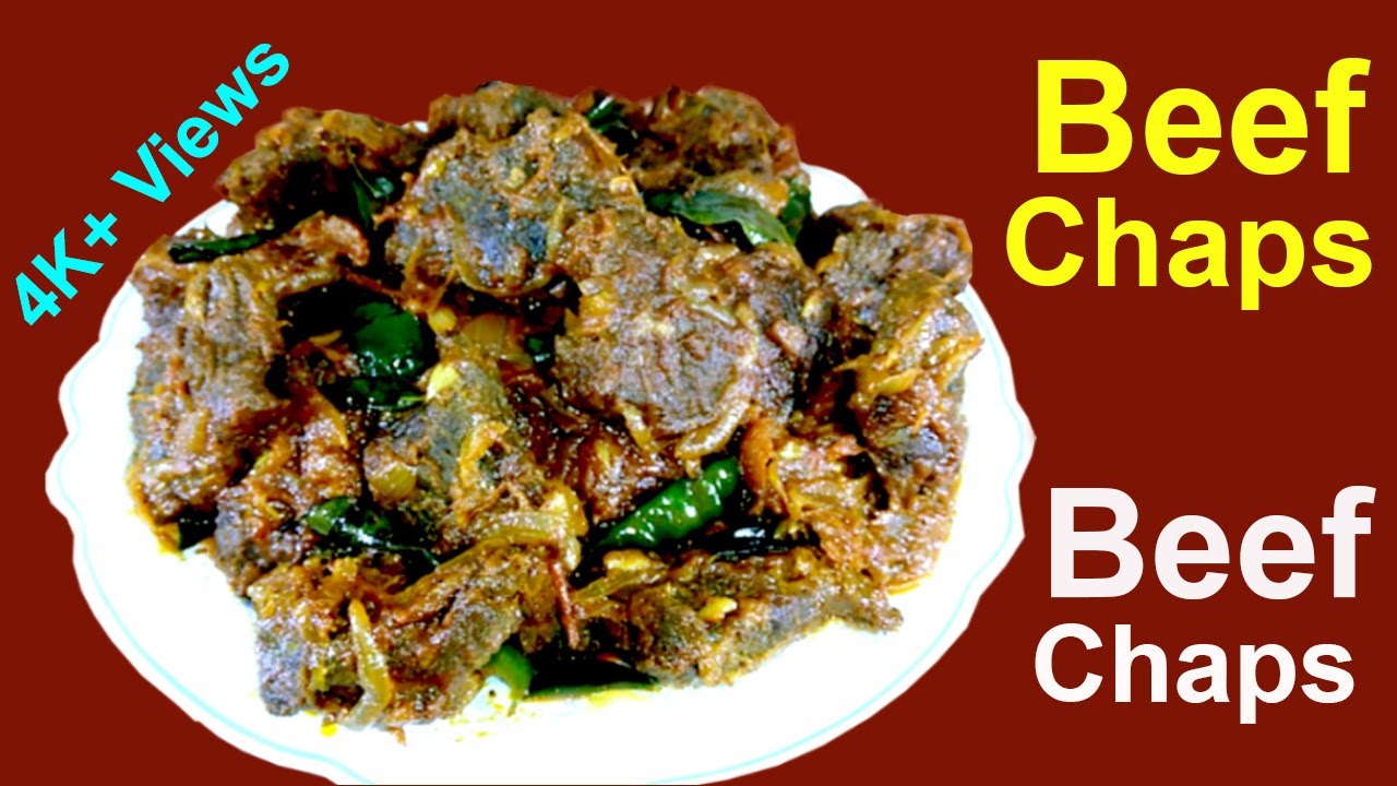 Beef Chaps സിംപിളായി ഉണ്ടാക്കാം+HOW To Make BEEF CHAPS+CHOPS+Beef chaps ...