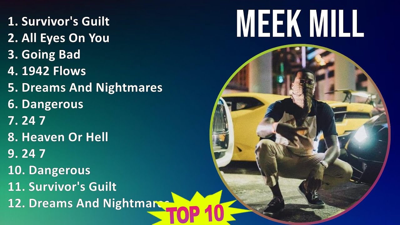 Meek Mill 2025 MIX Greatest Hits - Survivor's Guilt, All Eyes On You ...