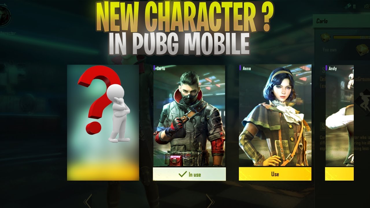 😱New Character In Pubg Mobile | New Upcoming Character in Pubg Mobile ...