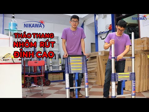 NIKAWA tháo thang nhôm rút đỉnh cao