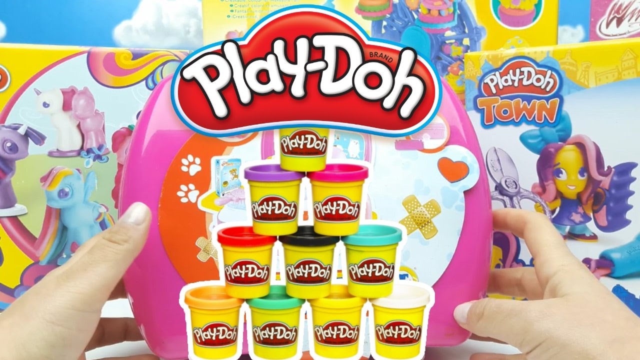 PLAY DOH PASTA E PIZZA - giochi per bambini - cuciniamo con la ...
