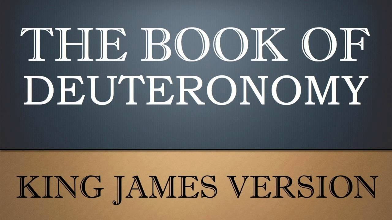 Book of Deuteronomy - Chapter 1 - KJV Audio Bible - YouTube