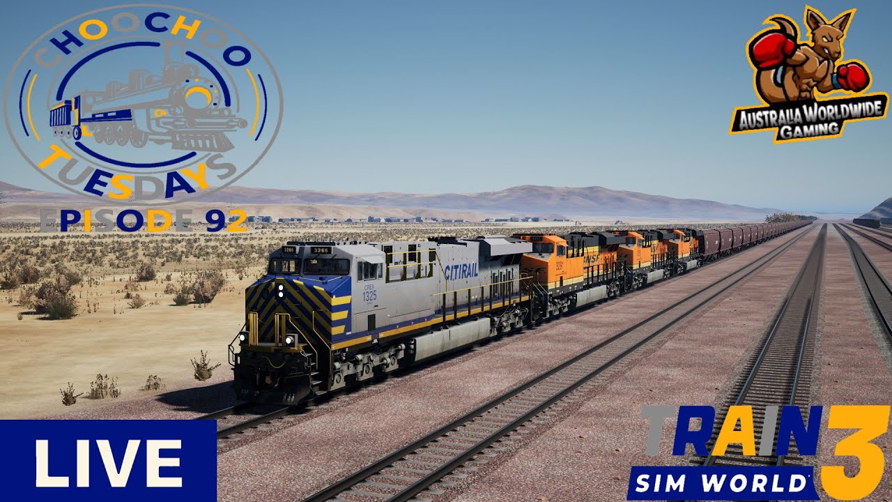 Choo Choo Tuesdays Episode 92 LIVE Train Sim World 3|Tuesday 27th ...