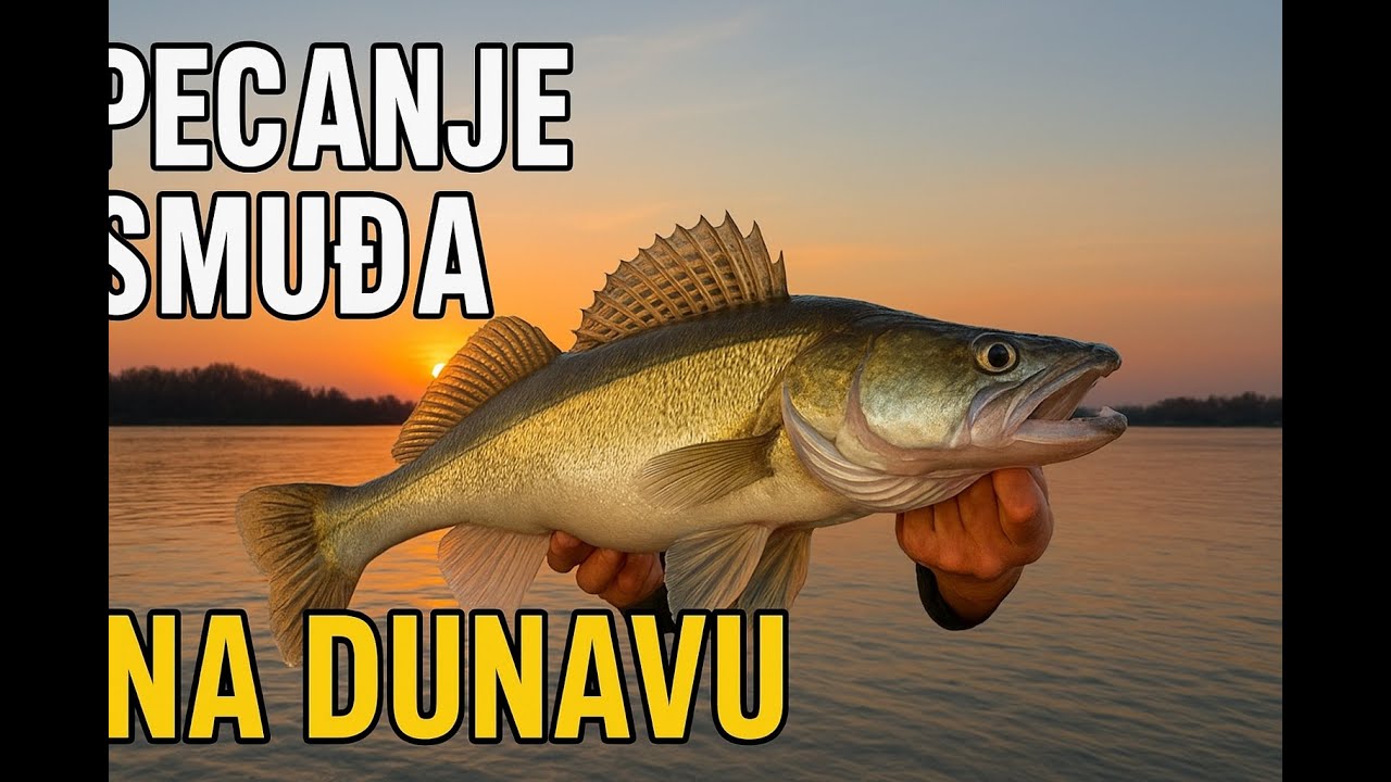Pecanje smudja na reci Dunav blizu Novog Sada - YouTube