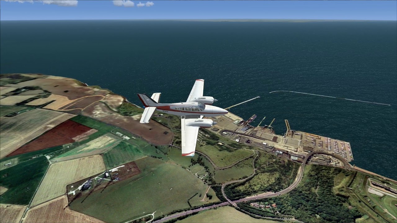 Manston to Lydd VFR in FSX - YouTube