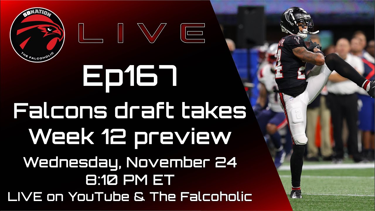 Falcons draft takes & Week 12 preview: The Falcoholic Live, Ep167 - YouTube