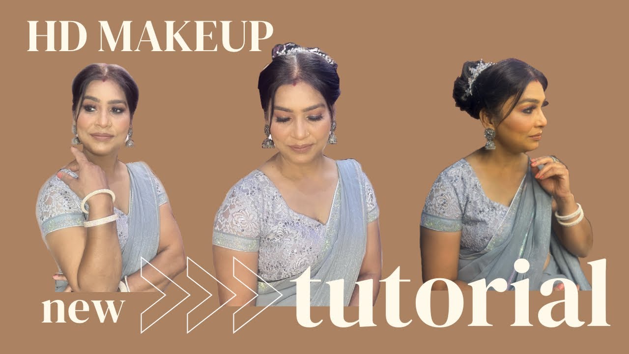GET READY WITH ME | HD Makeup look | Trying latest makeup trends ...