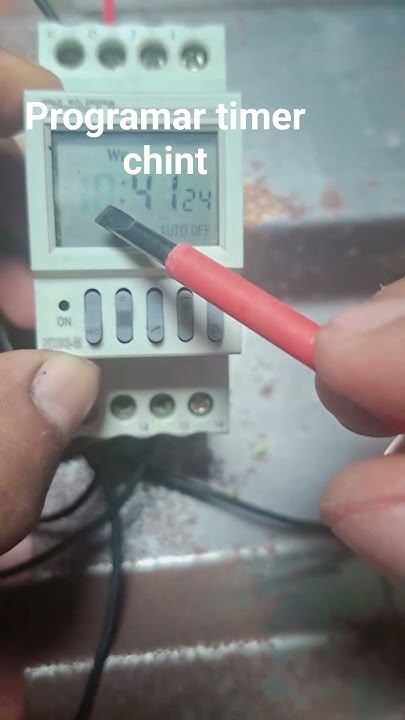 como programar un timer #electronic #electricidad - YouTube