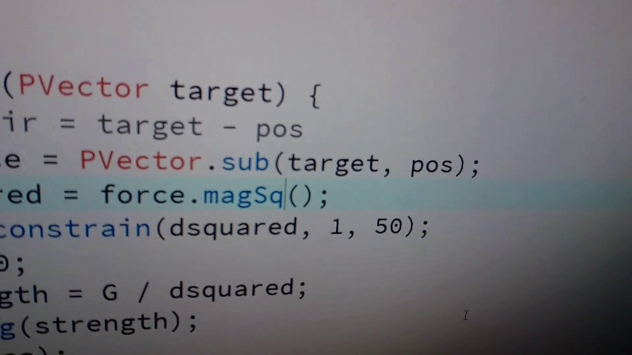 Got stuck translating Gravitational Attraction into Java - YouTube