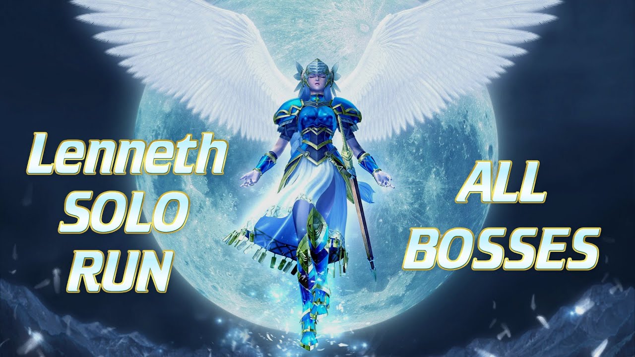 LENNETH SOLO RUN, HARD MODE, A ENDING, ALL BOSSES | Valkyrie Profile ...