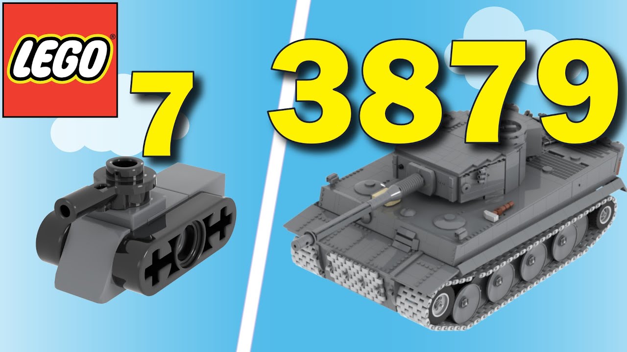 Lego Tanks in Different Scales - Size Comparison - YouTube