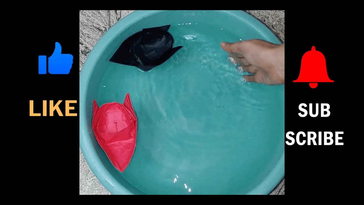 How to make a paper boat | DIY Easy Paper speed boat | Origami Paper ...