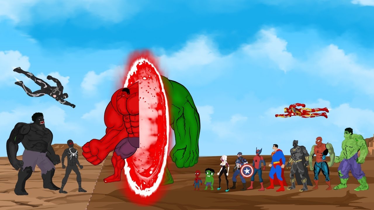 Evolution of Marvel Character vs Evolution of Team BLACK HULK: What is ...