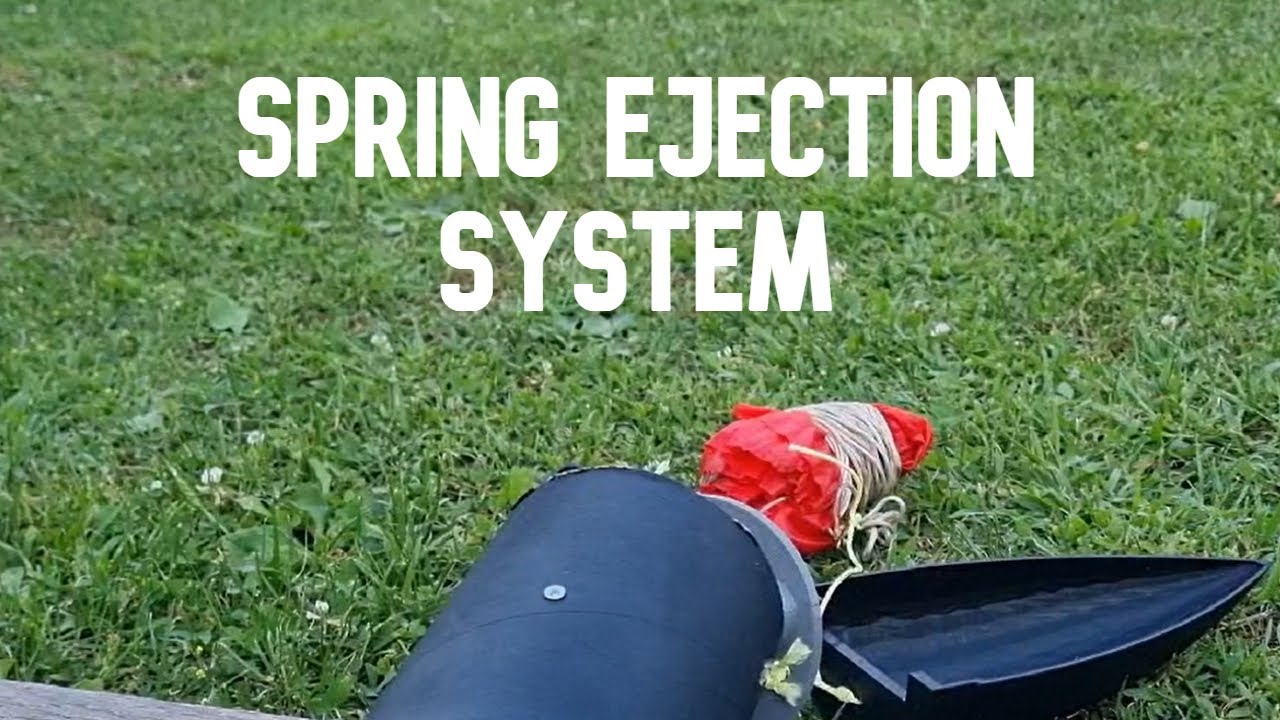 Spring Parachute Ejection System Test | Apex - YouTube