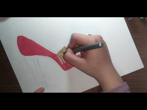 Detaylı Ayakkabı Çizimi #1 (Shoe Drawing)