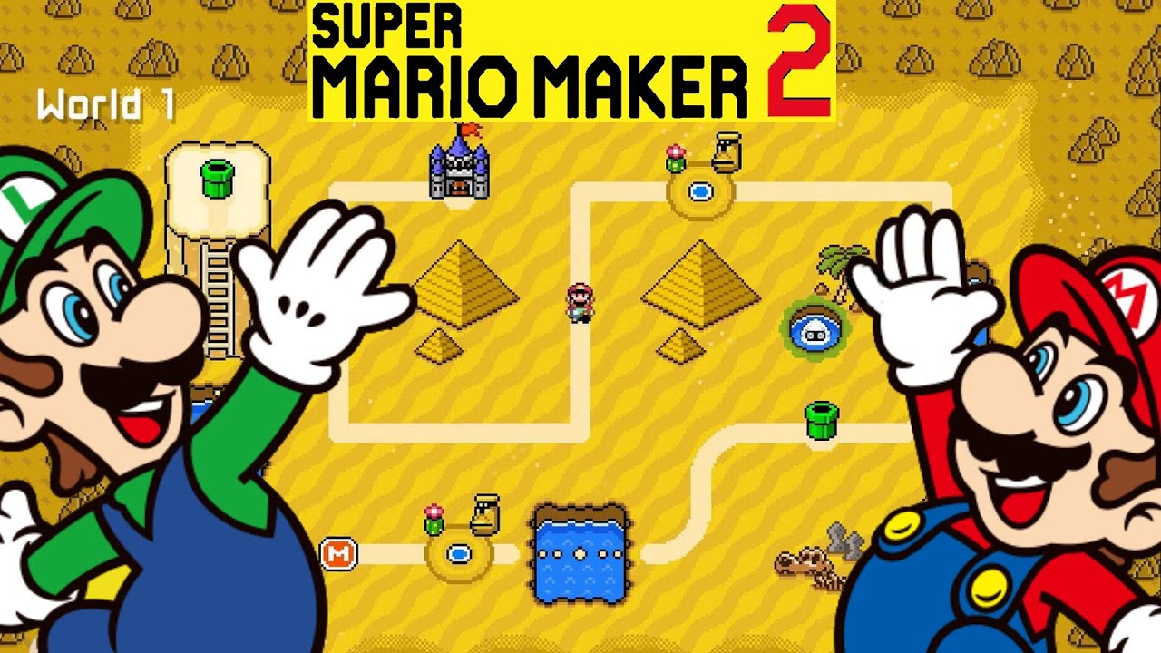 Super Mario Land: World 1 Remade in Super Mario Maker 2 (World Maker ...