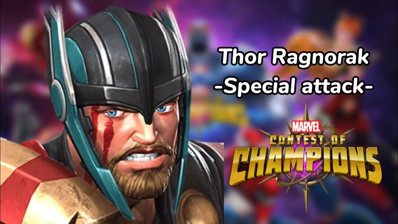 MCOC | Thor (Ragnorak) - Special attack - YouTube