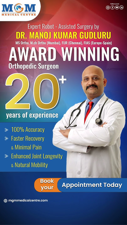 Advanced Robot-Assisted Surgery by Dr. Manoj Kumar Gudluru | MGM Medical Centre, Hyderabad - YouTube