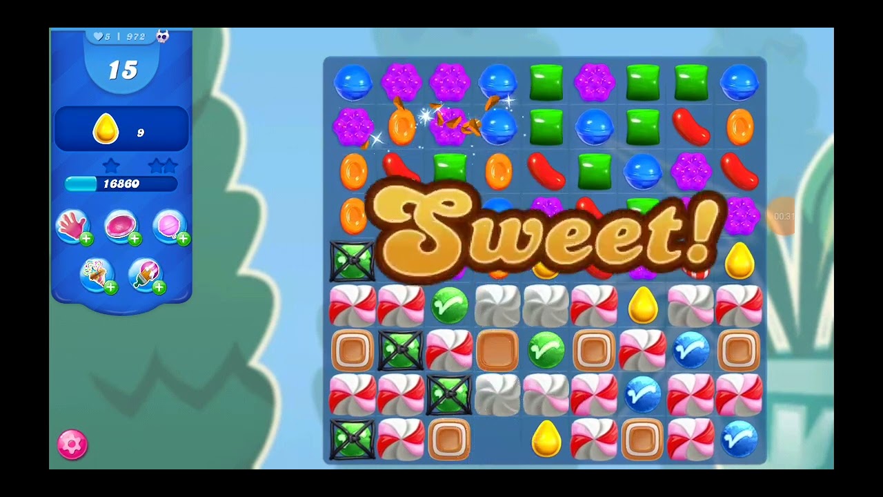 Candy Crush Saga Level 972 (NO BOOSTER) #candycrush #manshicrush # ...