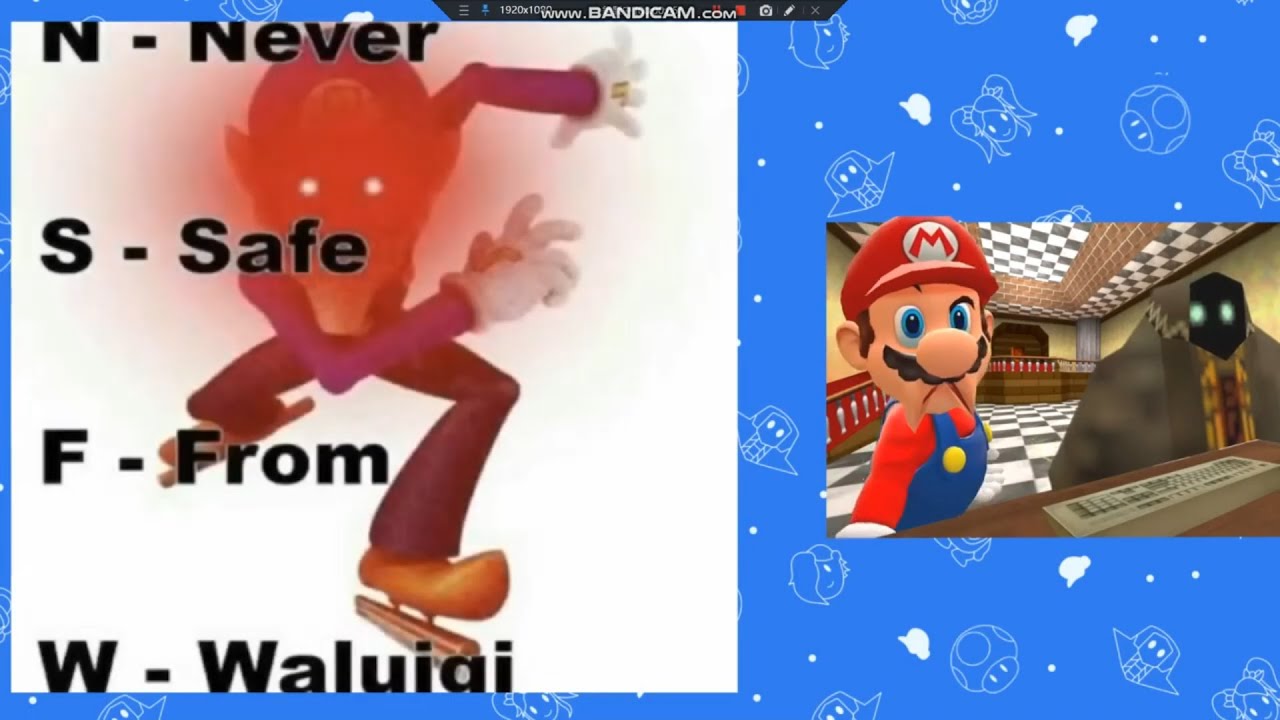 Waluigi Being laughed at feel Wahpression lol(SMG4: Mario Reacts To Nintendo Memes 9 ft. Bob ...