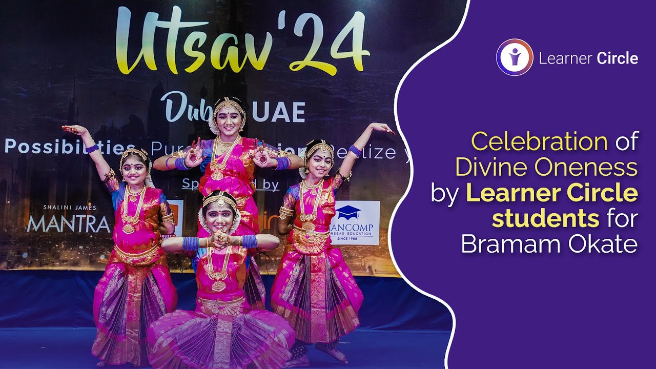 Mesmerizing Bharatanatyam: 'Bharamam Okate' at Learner Circle's Dubai Utsav '24! 🌟 - YouTube