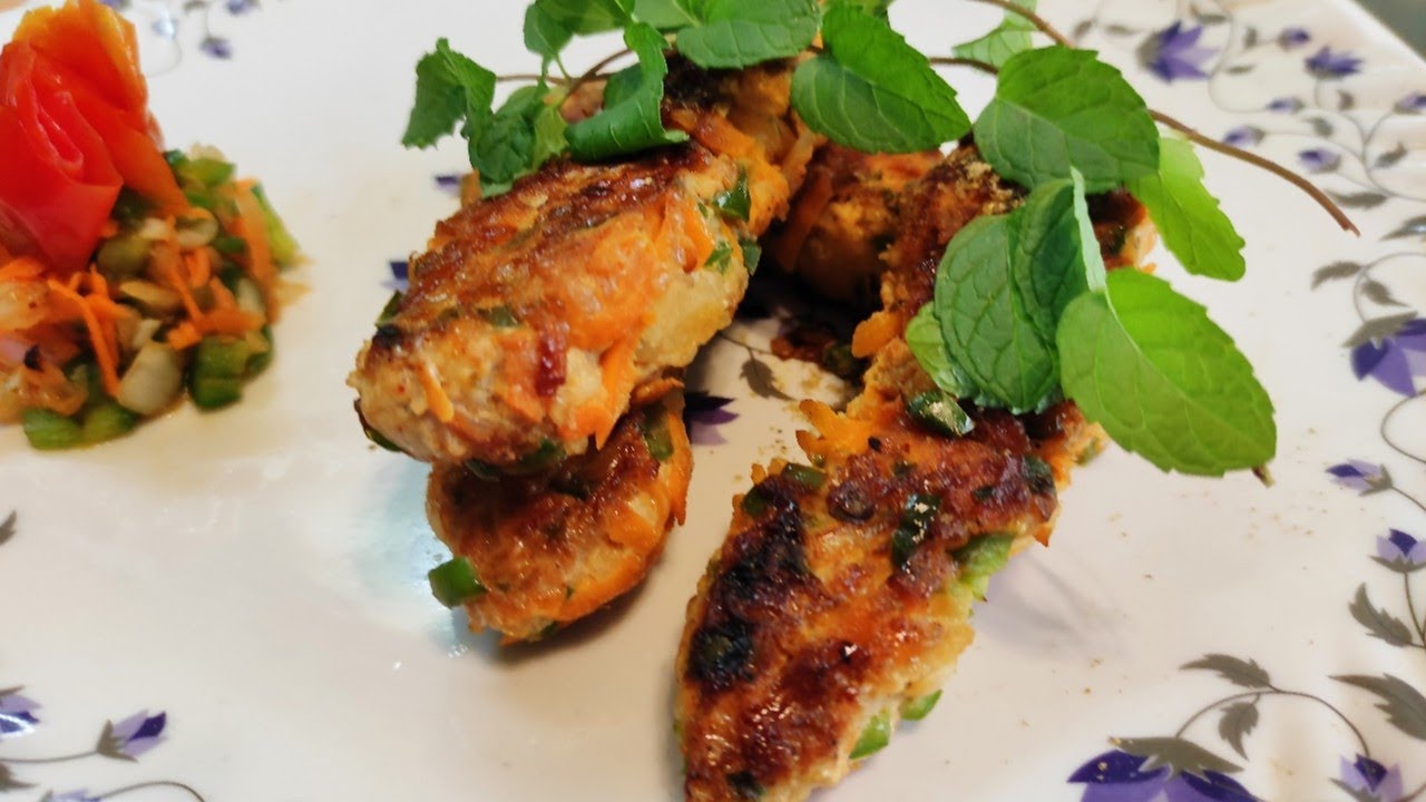 How To Make Chicken Gilafi Kebab | Murg Gilafi Kabab | Chicken Kebab ...