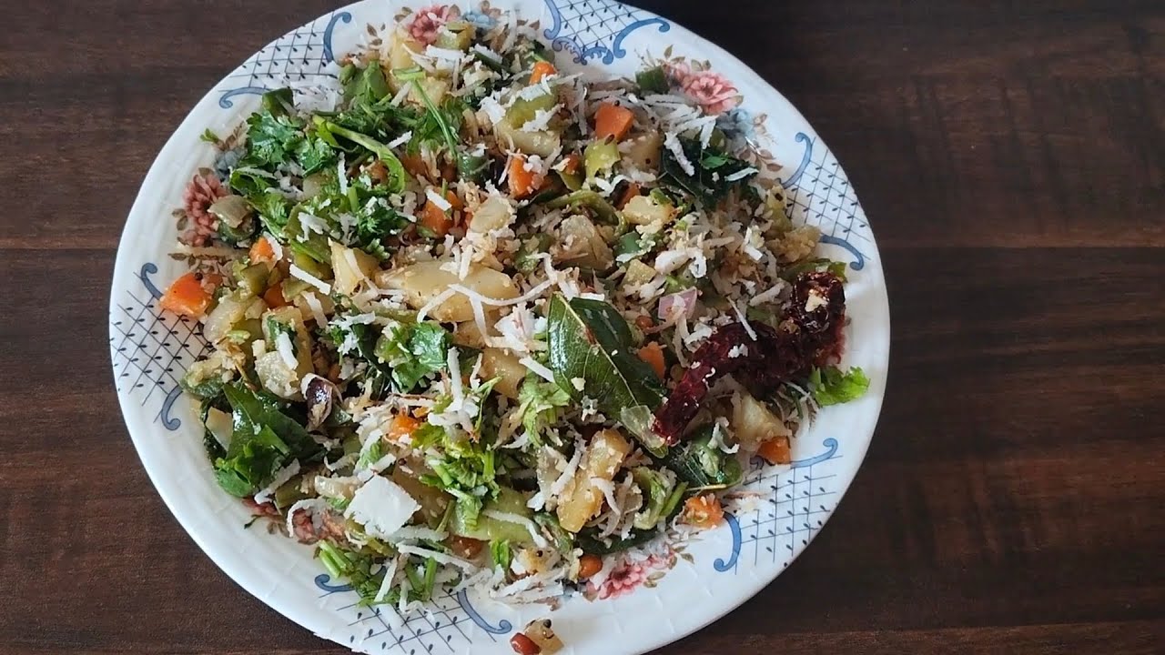 ಮಿಶ್ರ ತರಕಾರಿಗಳ ಪಲ್ಯ💪💪💪 Mix vegetable sabji (Mix vegetable palya recipe ...
