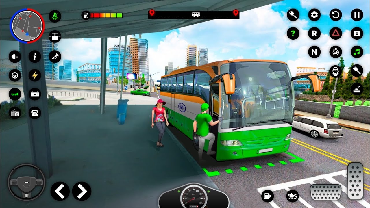 Coach Bus Driving Simulator 3D - Luxury Real City Bus Driver - Android ...