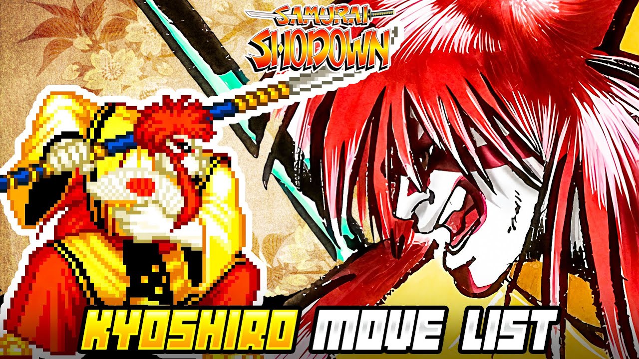 KYOSHIRO MOVE LIST - Samurai Shodown (SAMSHO) (1993) - YouTube