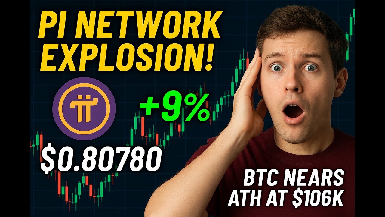🚨 PI NETWORK EXPLOSION! Price Skyrockets +9% 🔥 BTC at $106K | MASSIVE ...