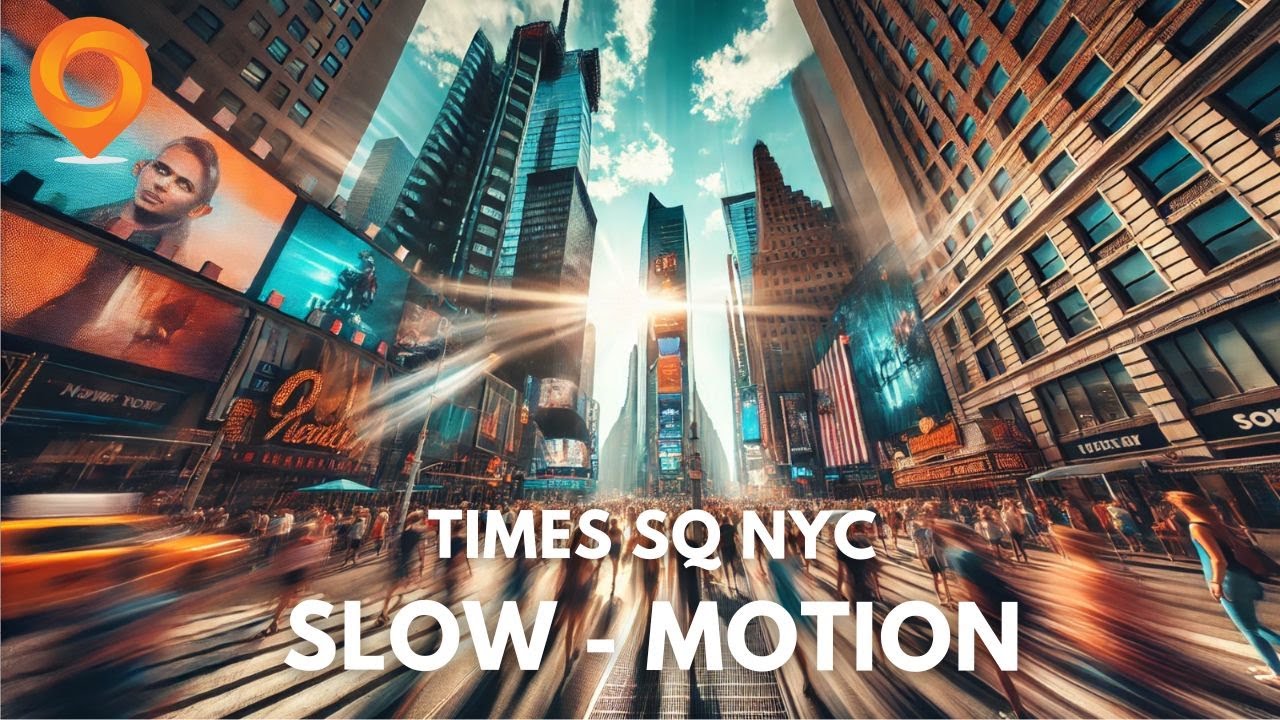 "Epic Slow-Motion Walk Through Times Square | NYC in 4K | Cinematic ...