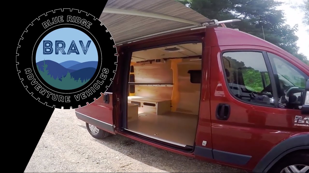 Promaster 2500 camper conversion "Sunburst" - YouTube