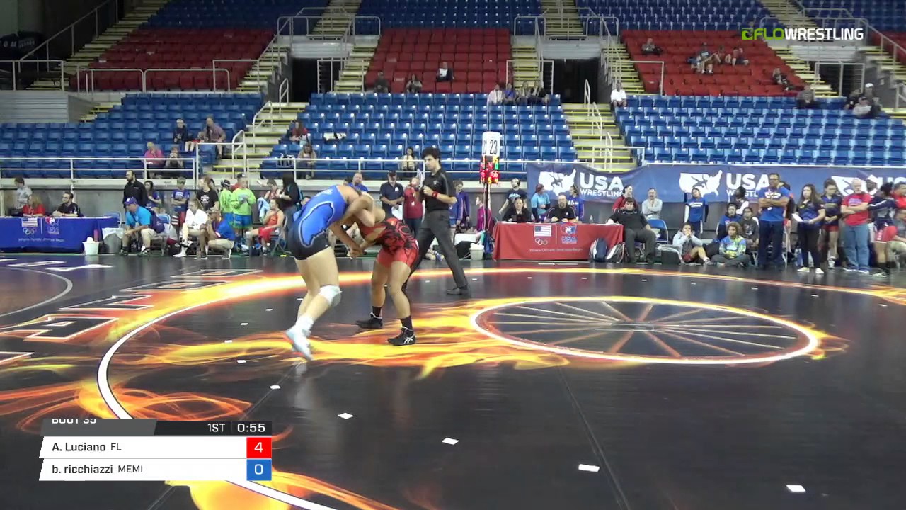 Consolation 1 144 Quarter-Finals - Anna Luciano (FL) vs. bella ...