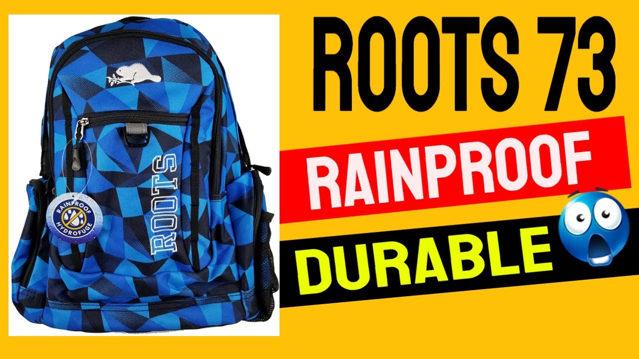 Roots 73 Rainproof Durable 17.3" Laptop & Tablet 21L Backpack/ Zipper ...