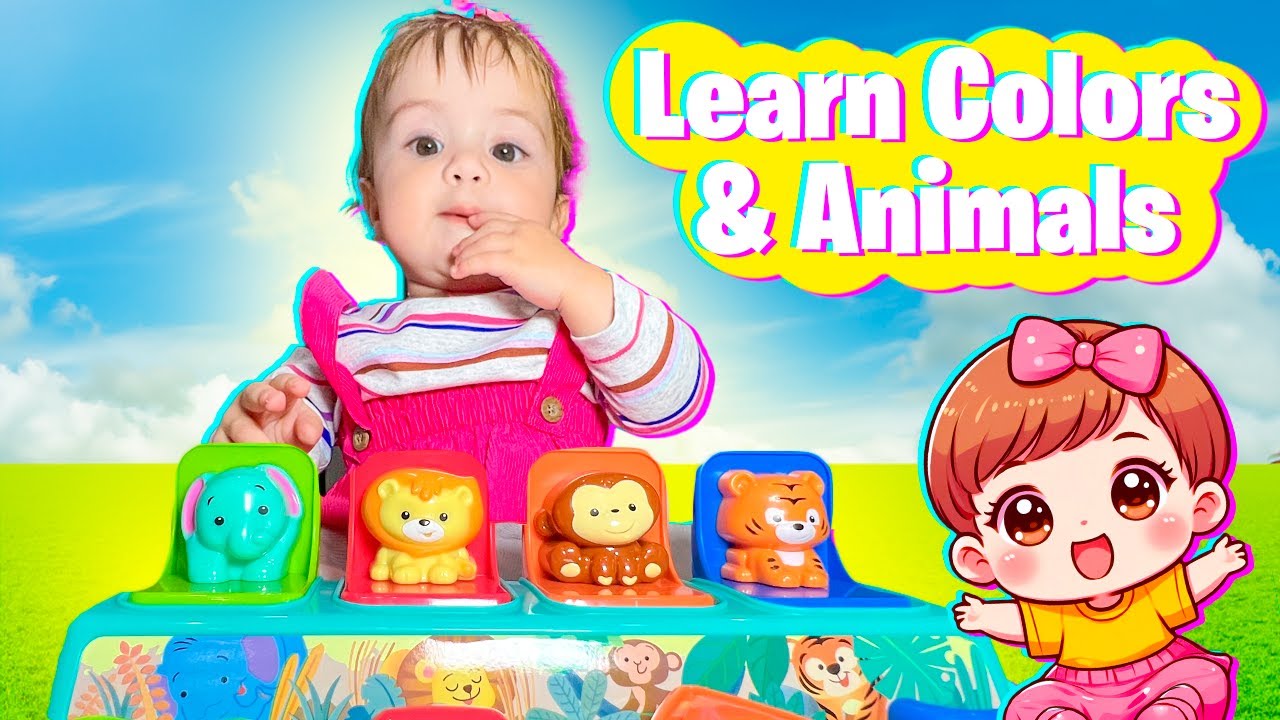 Learn Colors & Animals with Hailey and Sophie! | Hey Hailey ...