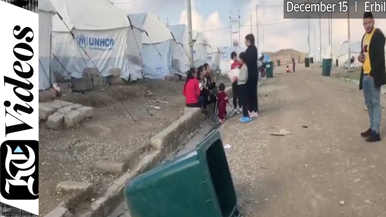 KT in Syria: Day one at Bardarash refugee camp - YouTube