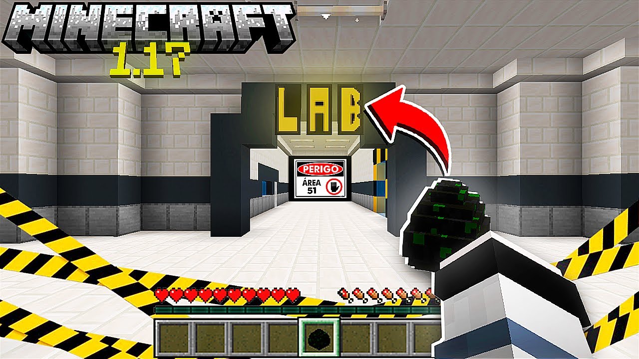 LABORATÓRIO DE EXPERIMENTOS DA AREA 51 no MINECRAFT 1.17 - Creative ...