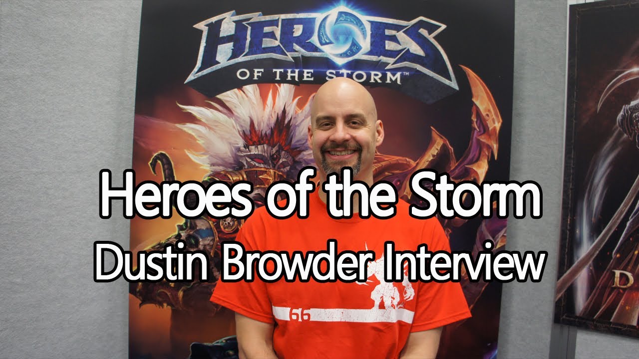 Heroes of the Storm Interview with Dustin Browder, Blizzcon 2013 (히어로즈 ...