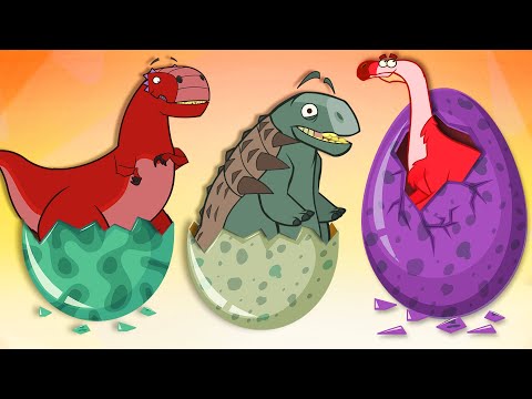 Oeufs Surprise De Dinosaure | Dessins Animés Drôles | Je Suis Un Dinosaure