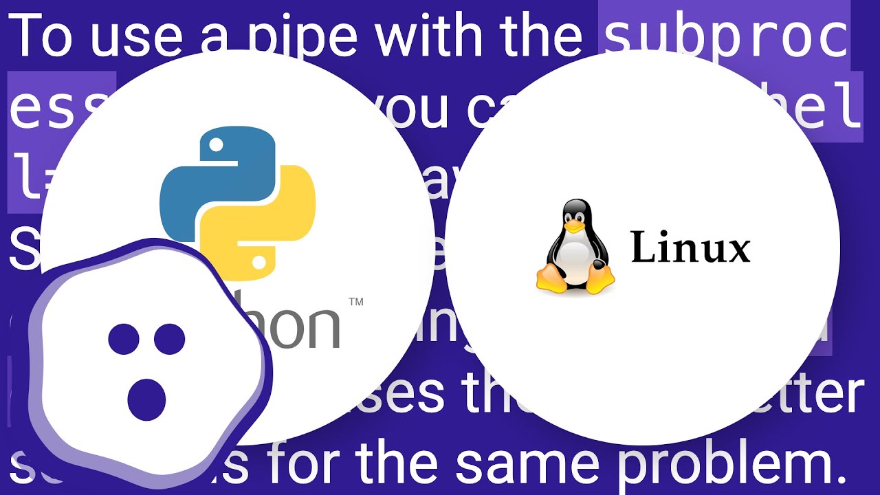 How to use `subprocess` command with pipes - YouTube