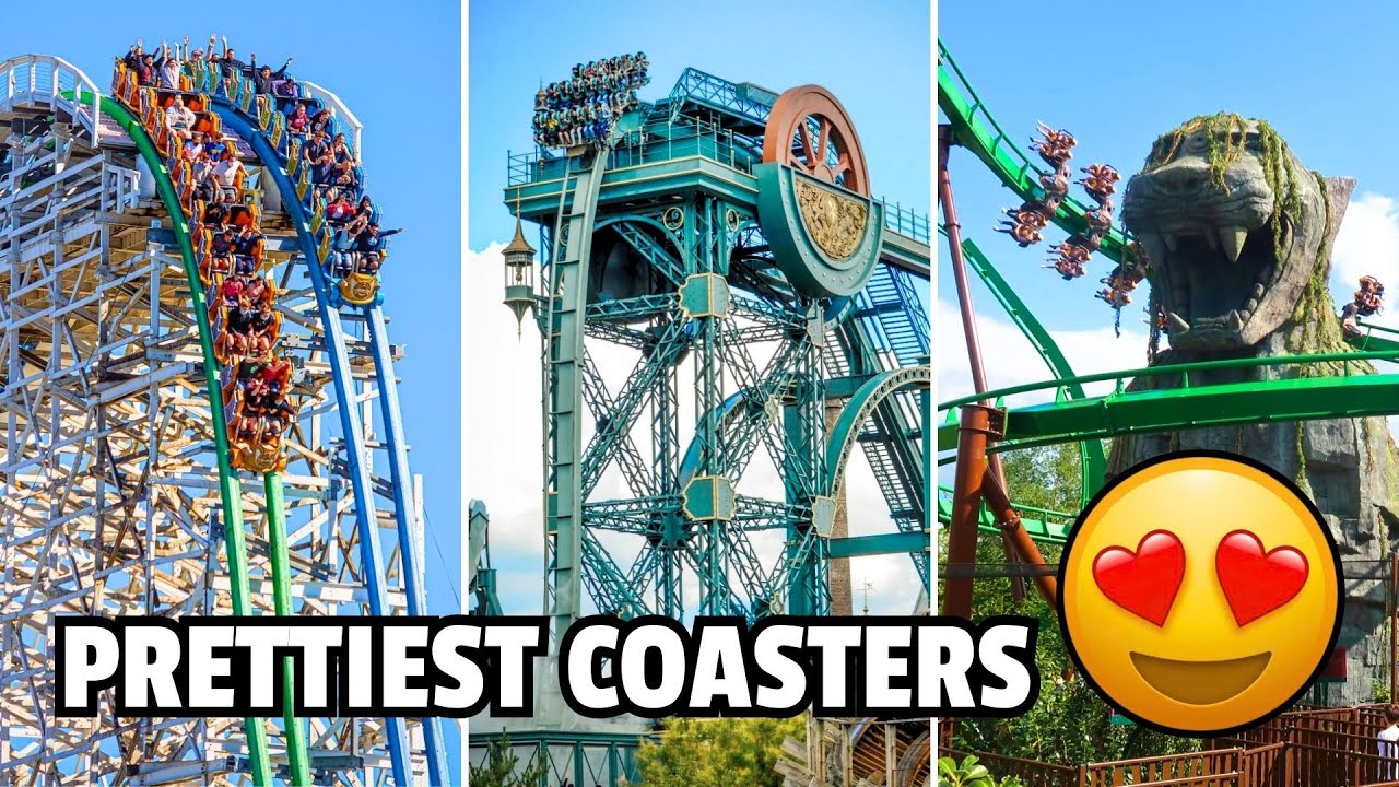 TOP 15 PRETTIEST Roller Coasters in the World - YouTube