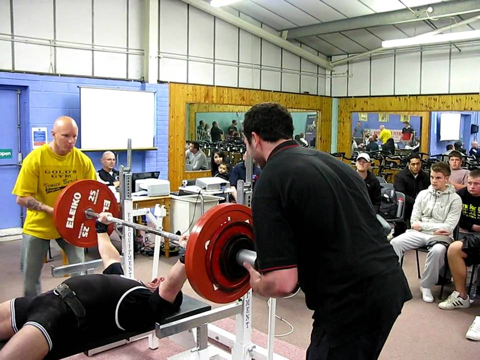 Cliff Haynes 152.5kg British record - YouTube