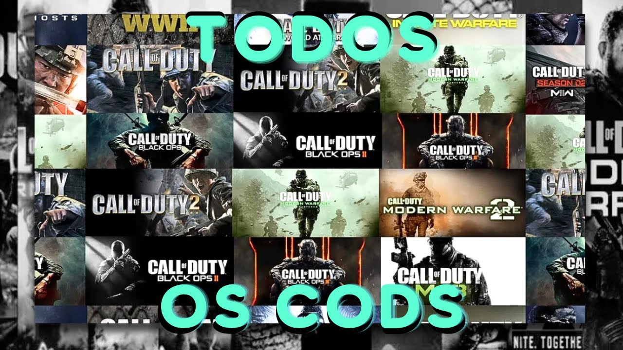 Evolução dos jogos CALL OF DUTY 2003-2023 - YouTube