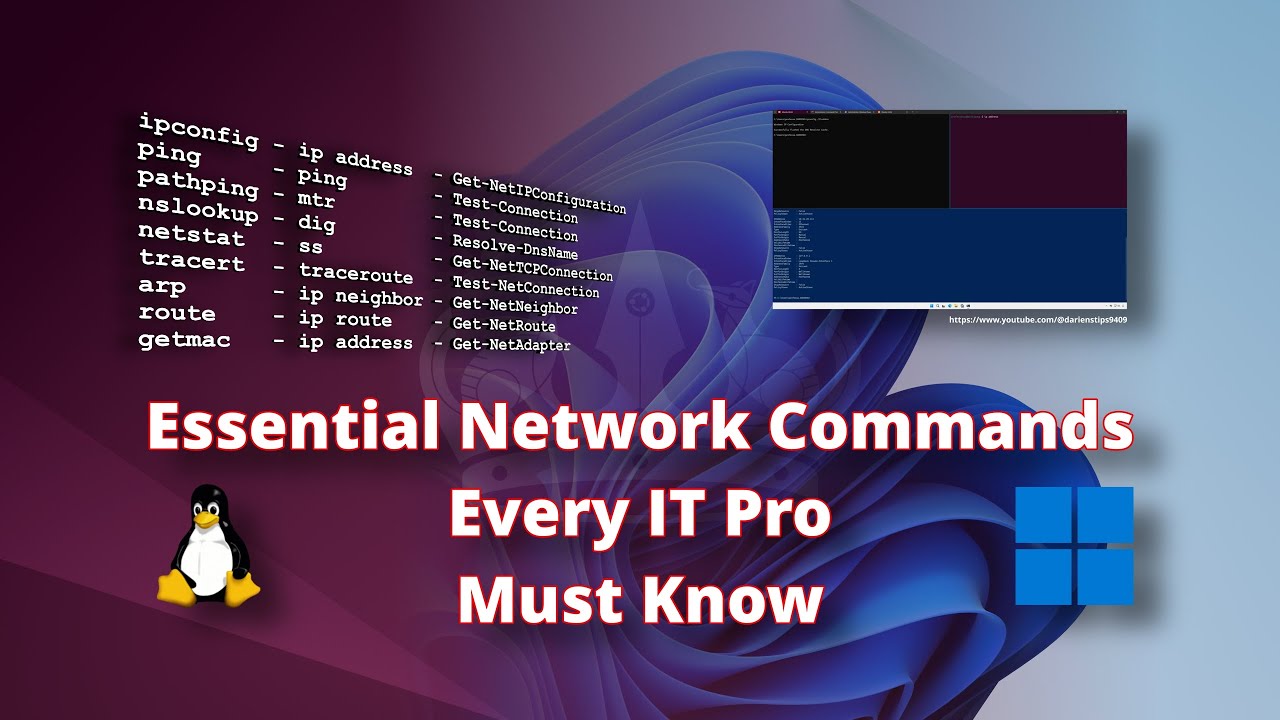Essential Network Commands Every IT Pro Must Know - YouTube