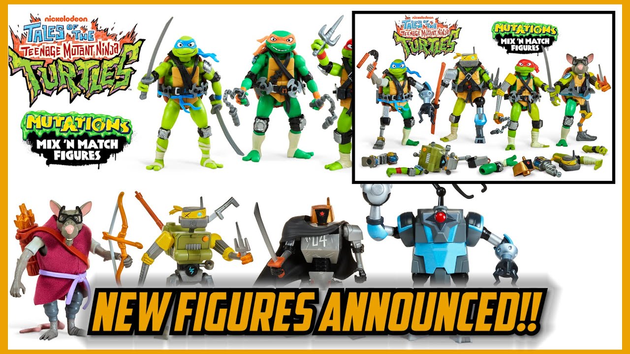 Tales of the TMNT Figures Announced and Possible Plot Revealed... - YouTube