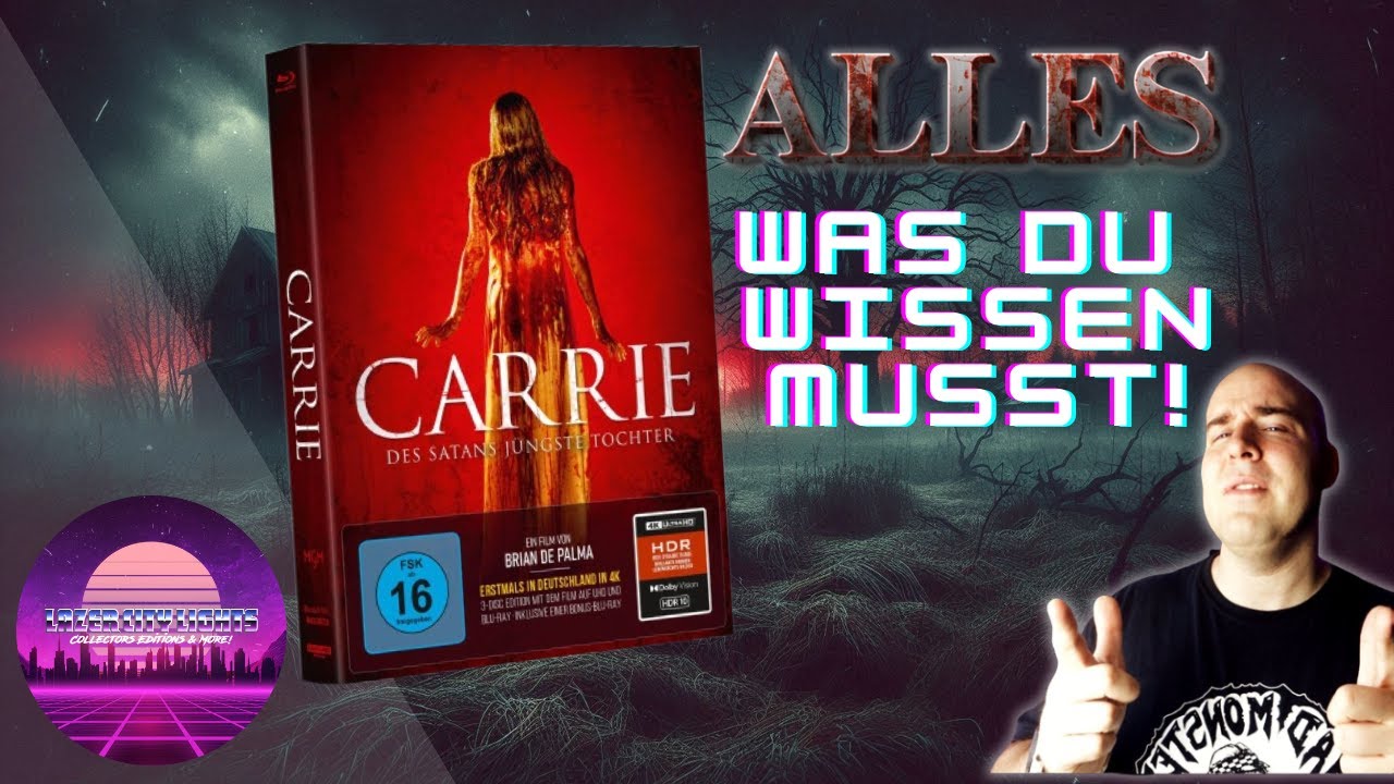 Carrie - 3-Disc Limited Collector's Mediabook im Schuber (UHD - REVIEW ...