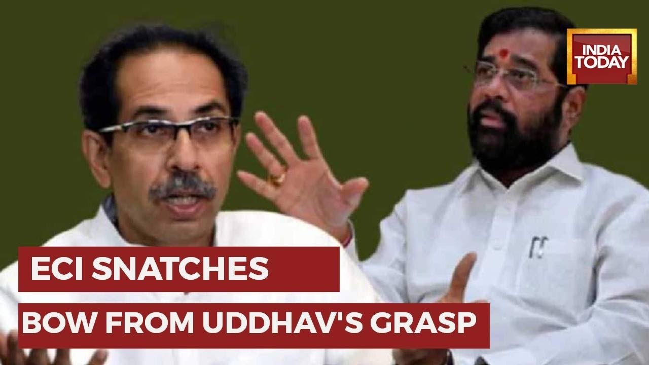 Election Commission Freezes Shiv Sena Party Symbol Bow And Arrow For ...