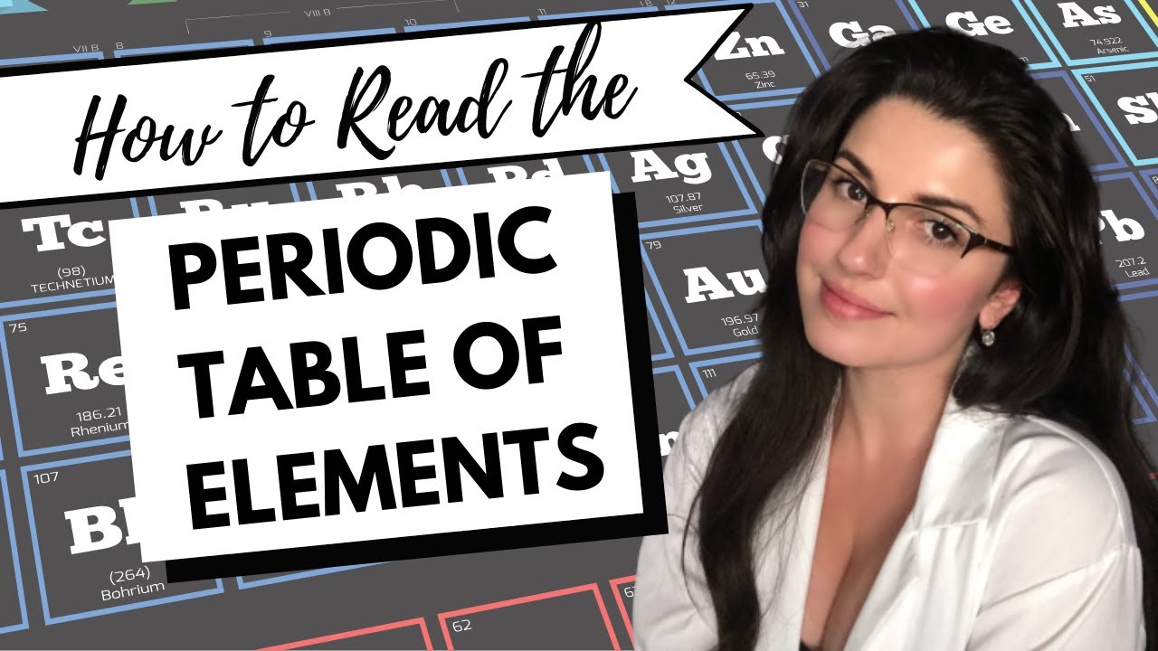 How to Read the PERIODIC TABLE OF ELEMENTS | Chemistry with Cat - YouTube