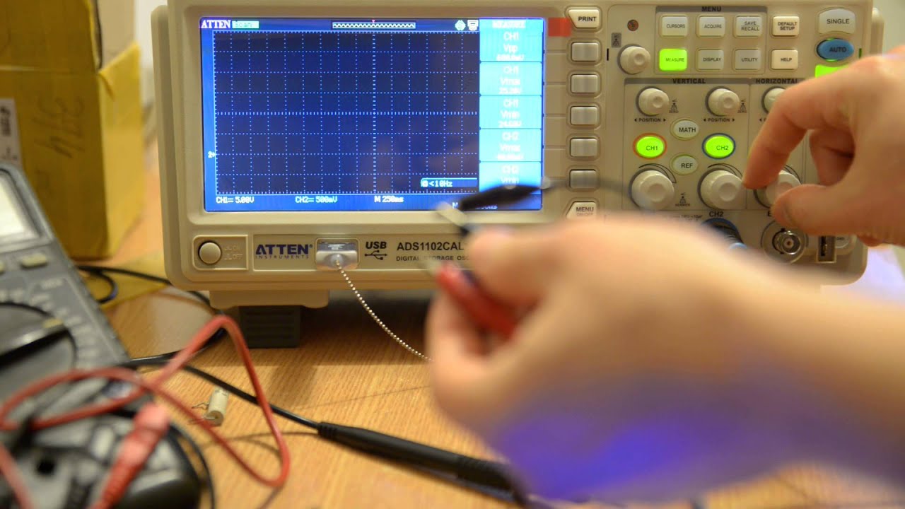 Digital Power Supply shortcircuit protection test - YouTube